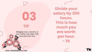 Time management - 3P's of TM. 10 Tips to Effectively use the time | PPTX