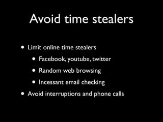 Time management tips | KEY