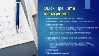 Time Management Tips | PPTX