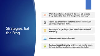 Time Management Tips | PPTX