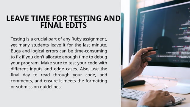 Beat the Clock: Time Management Tips for Ruby Assignments | PPTX
