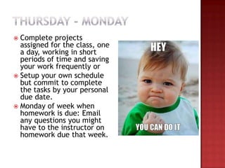 Time management tips for students | PPT