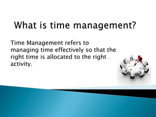 Time management PPT | PPTX