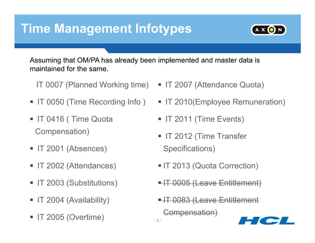 SAP Time Management | PDF | Careers