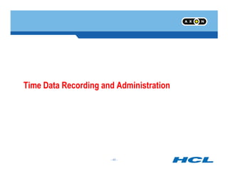 SAP Time Management | PDF
