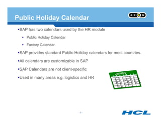 SAP Time Management | PDF