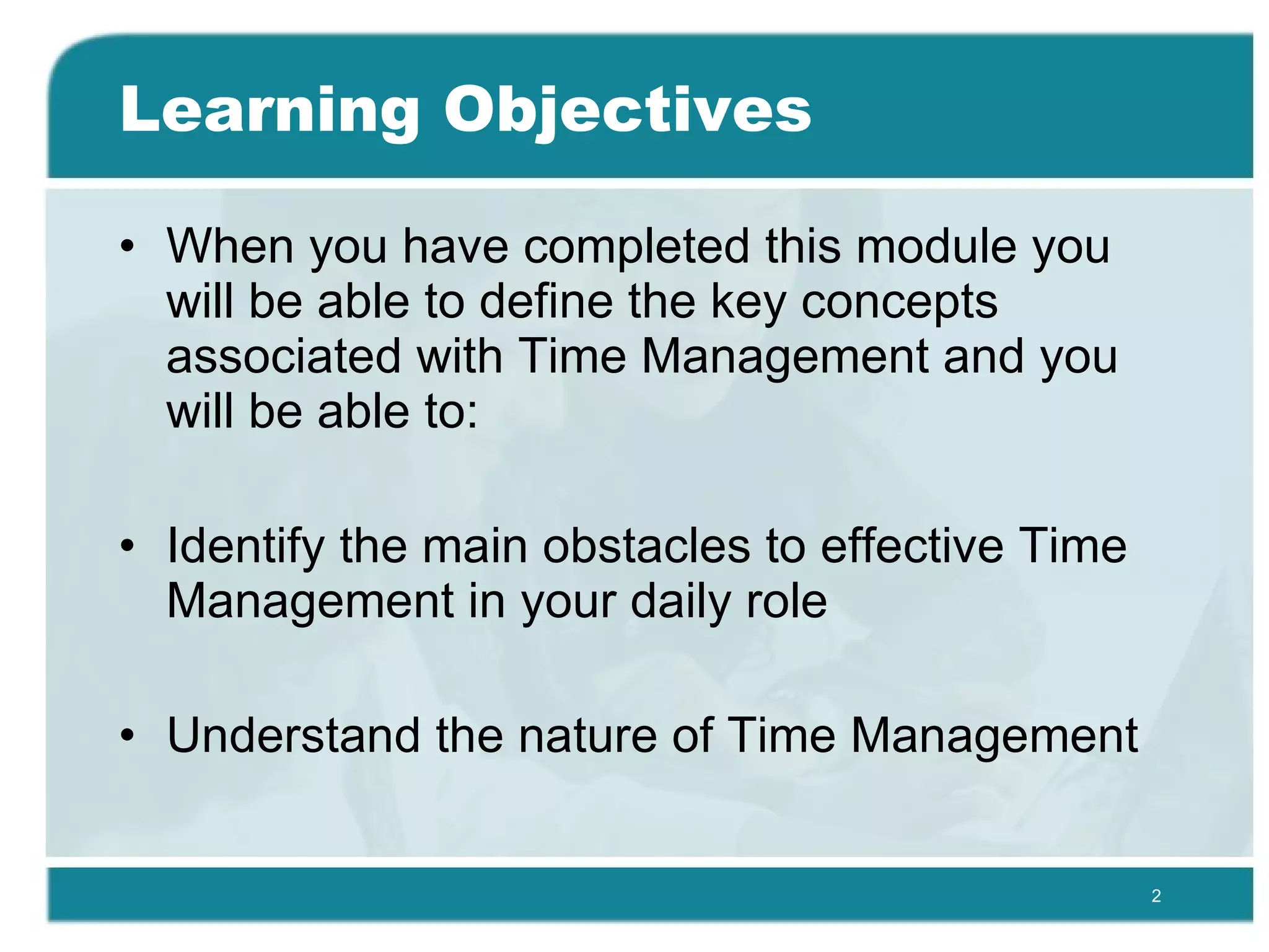 Time Management Training Ppt | PPT