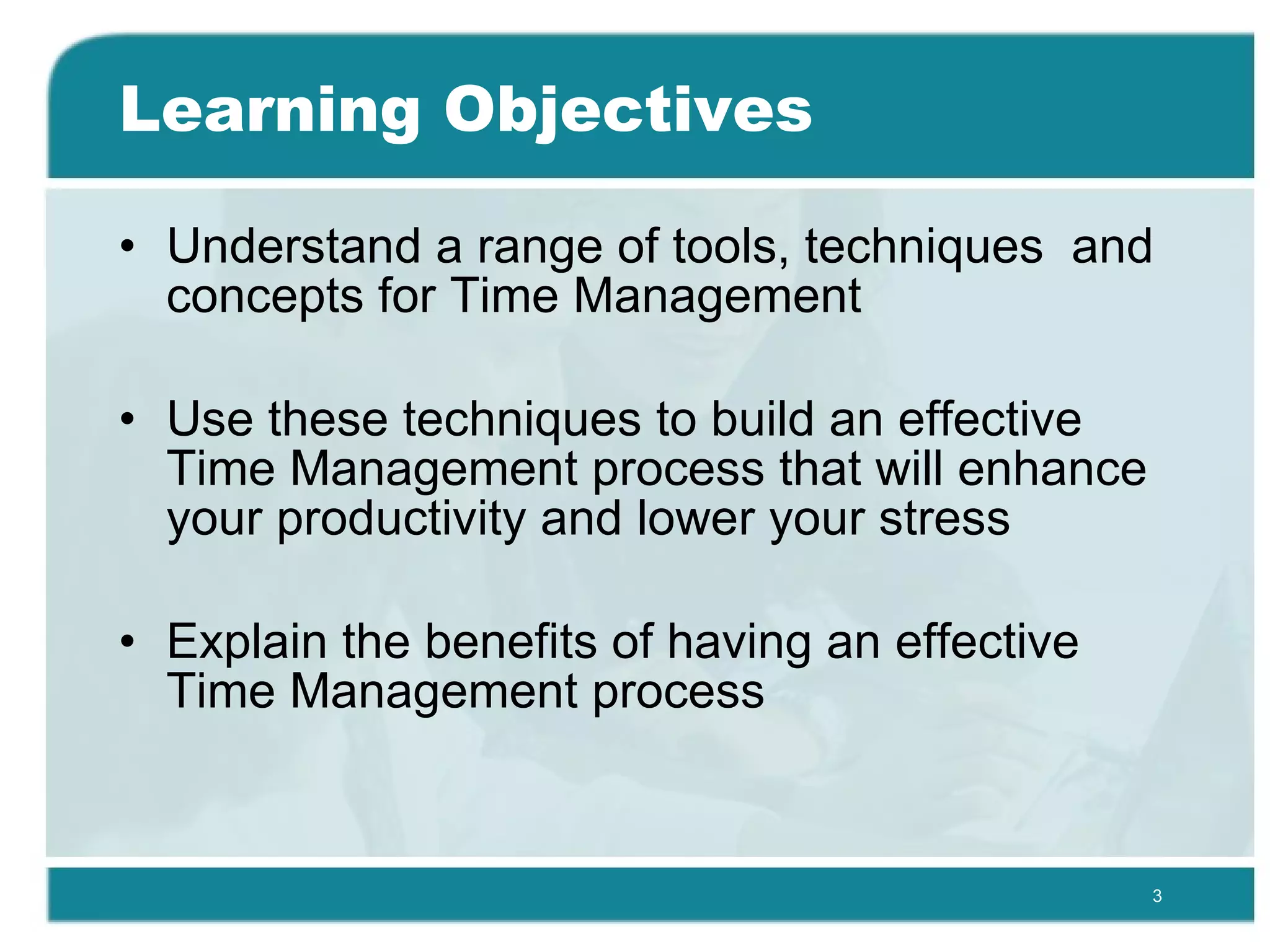 Time Management Training Ppt | PPT