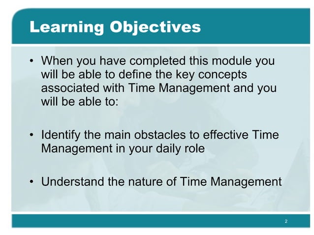 Time Management Training Ppt | PPT