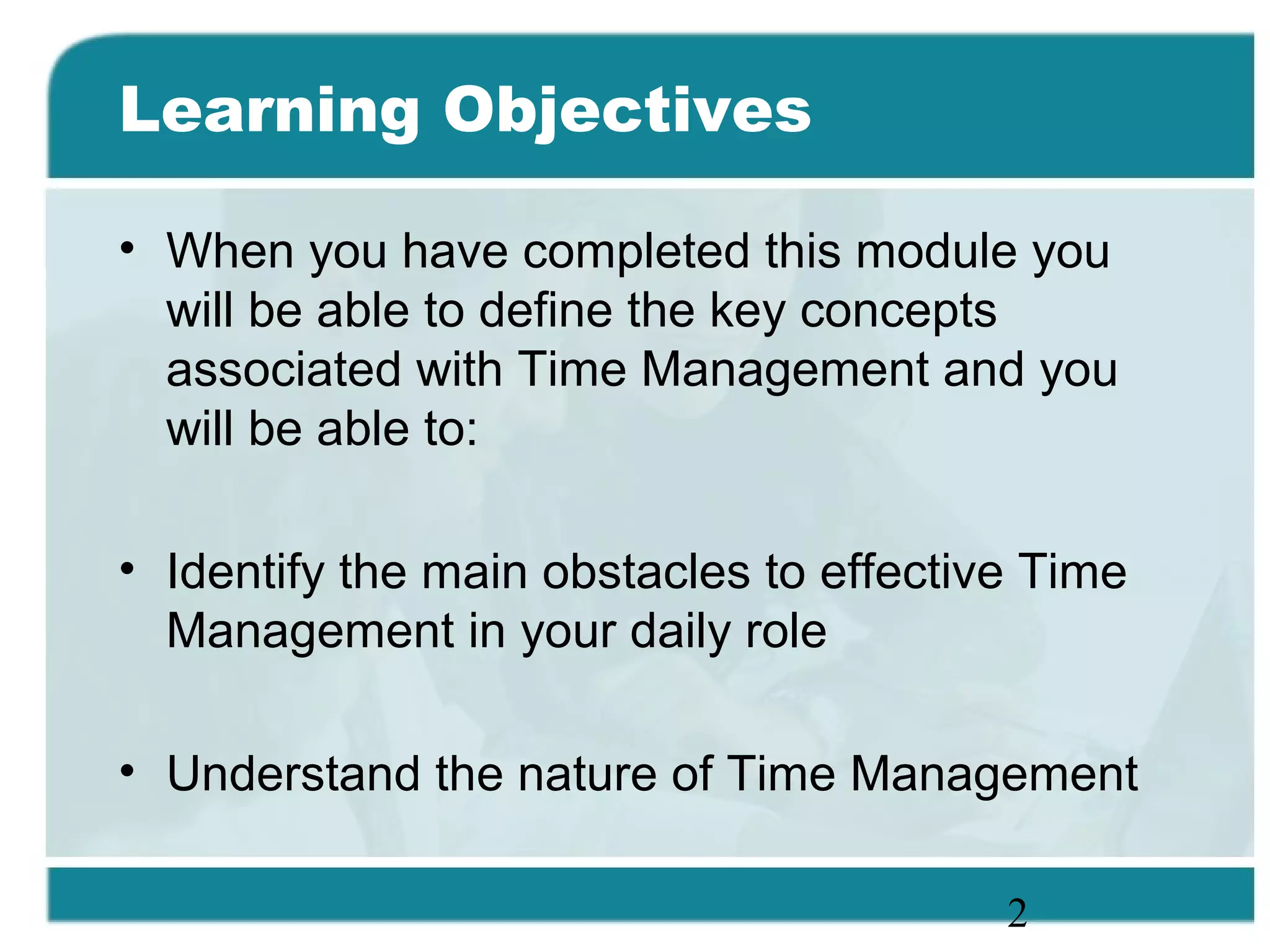Time management training_ppt | PPT