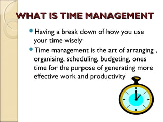 Time managment for students | PPT