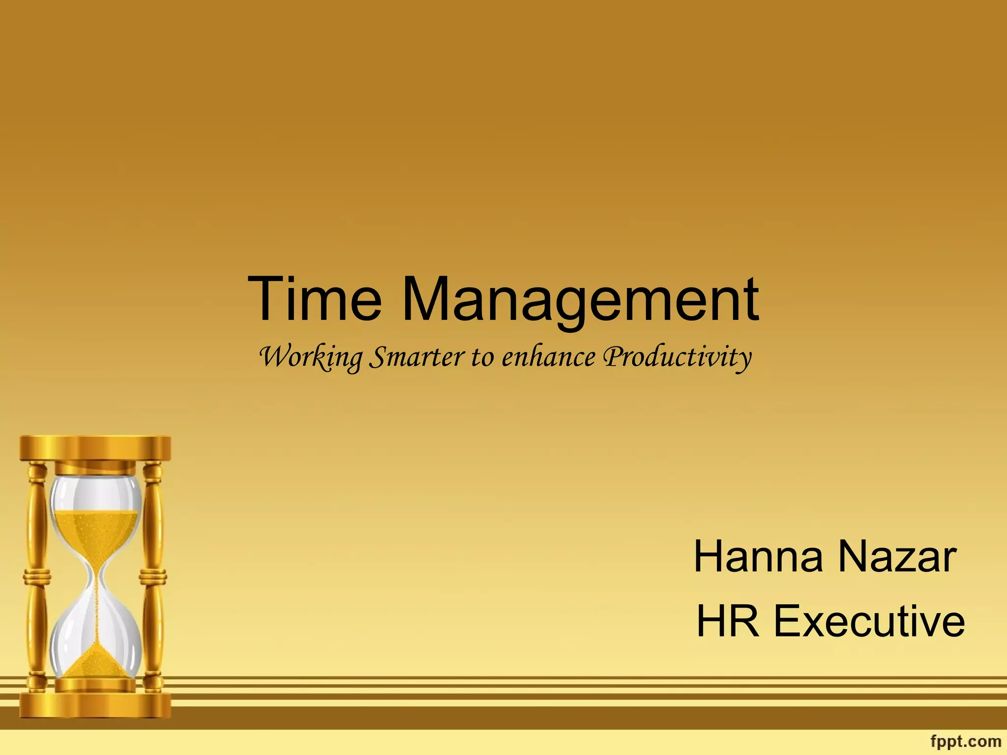 Time managment hanna | PPT
