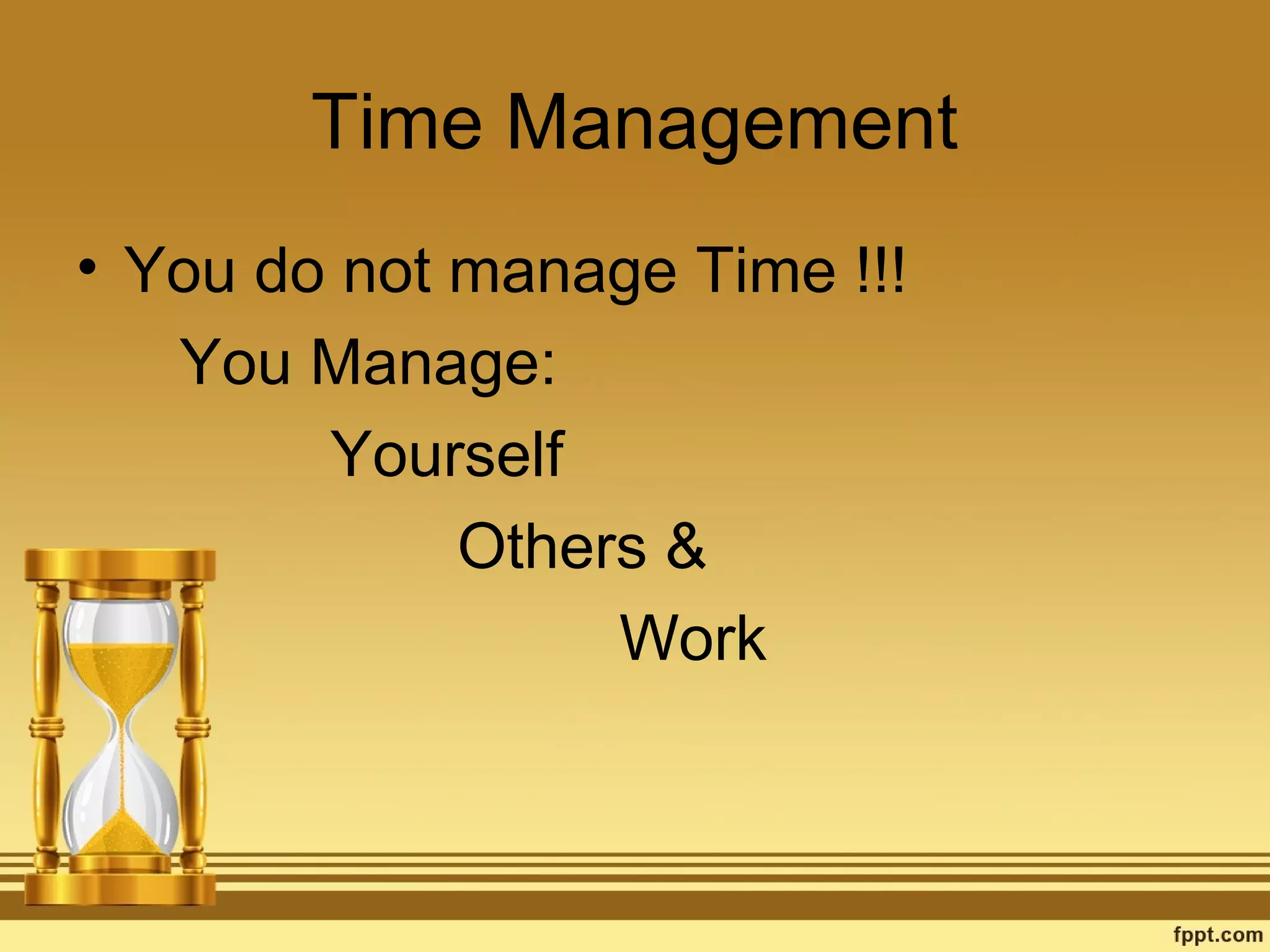 Time managment hanna | PPT