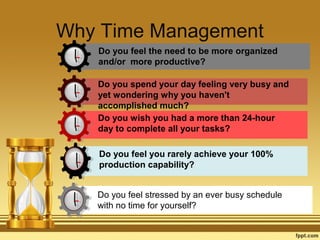 Time managment hanna | PPT | Resume Writing and Advice | Job Search
