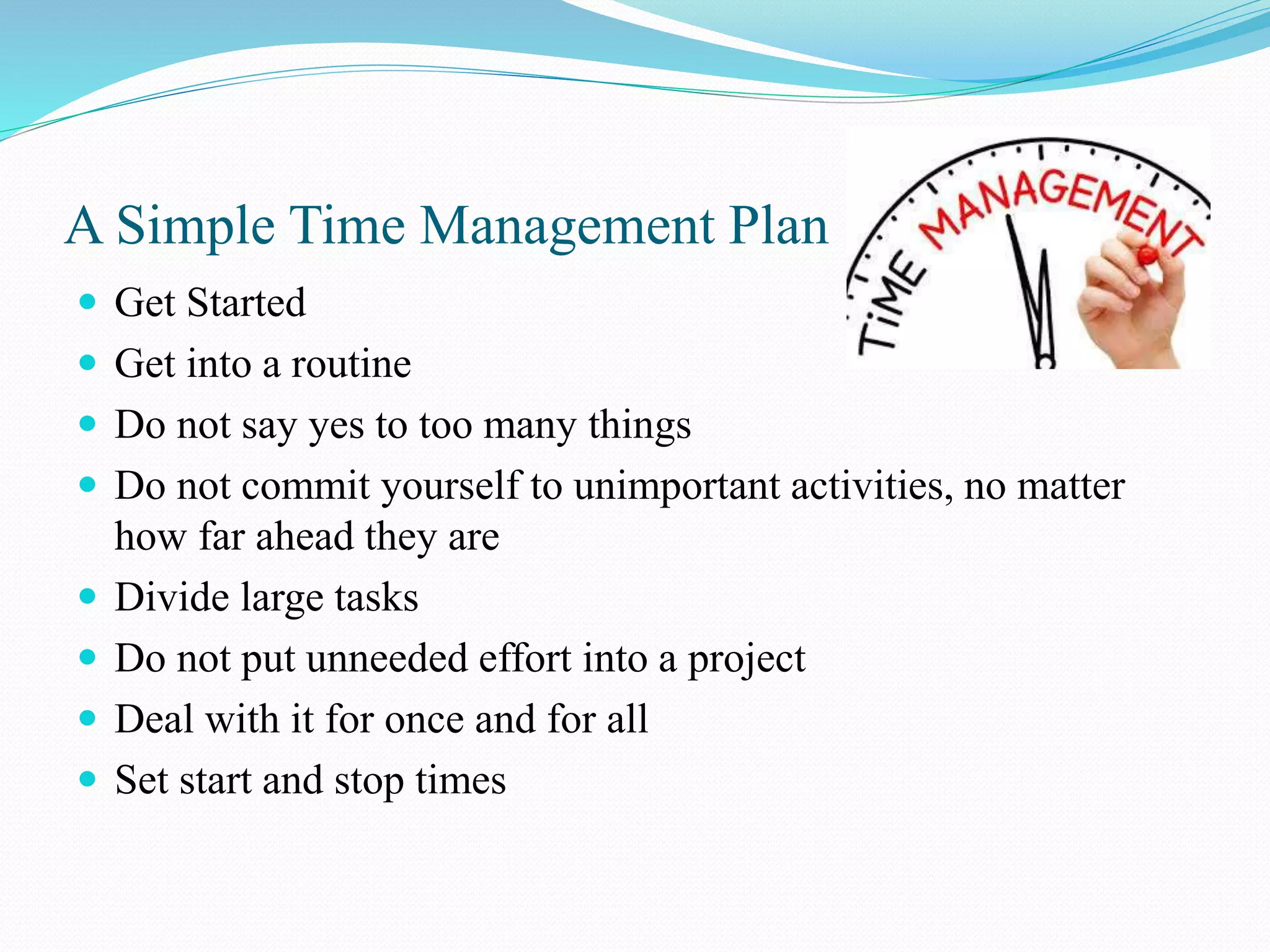 Time managment and leadership skills | PPTX