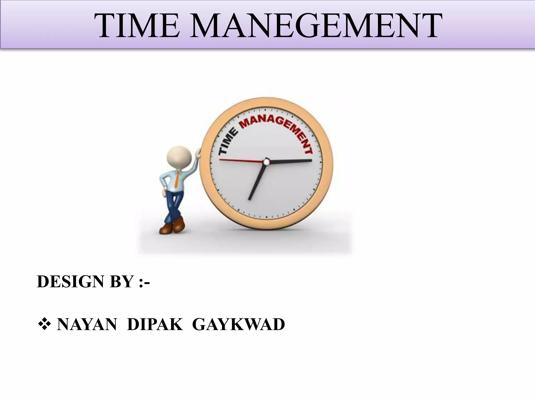 Time manegement... | PPTX