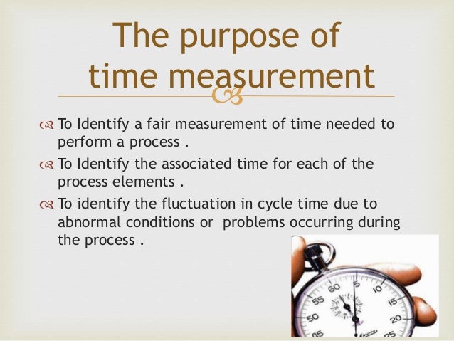 Time measurement
