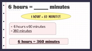 Time Measurement Math Grade 3 | PDF