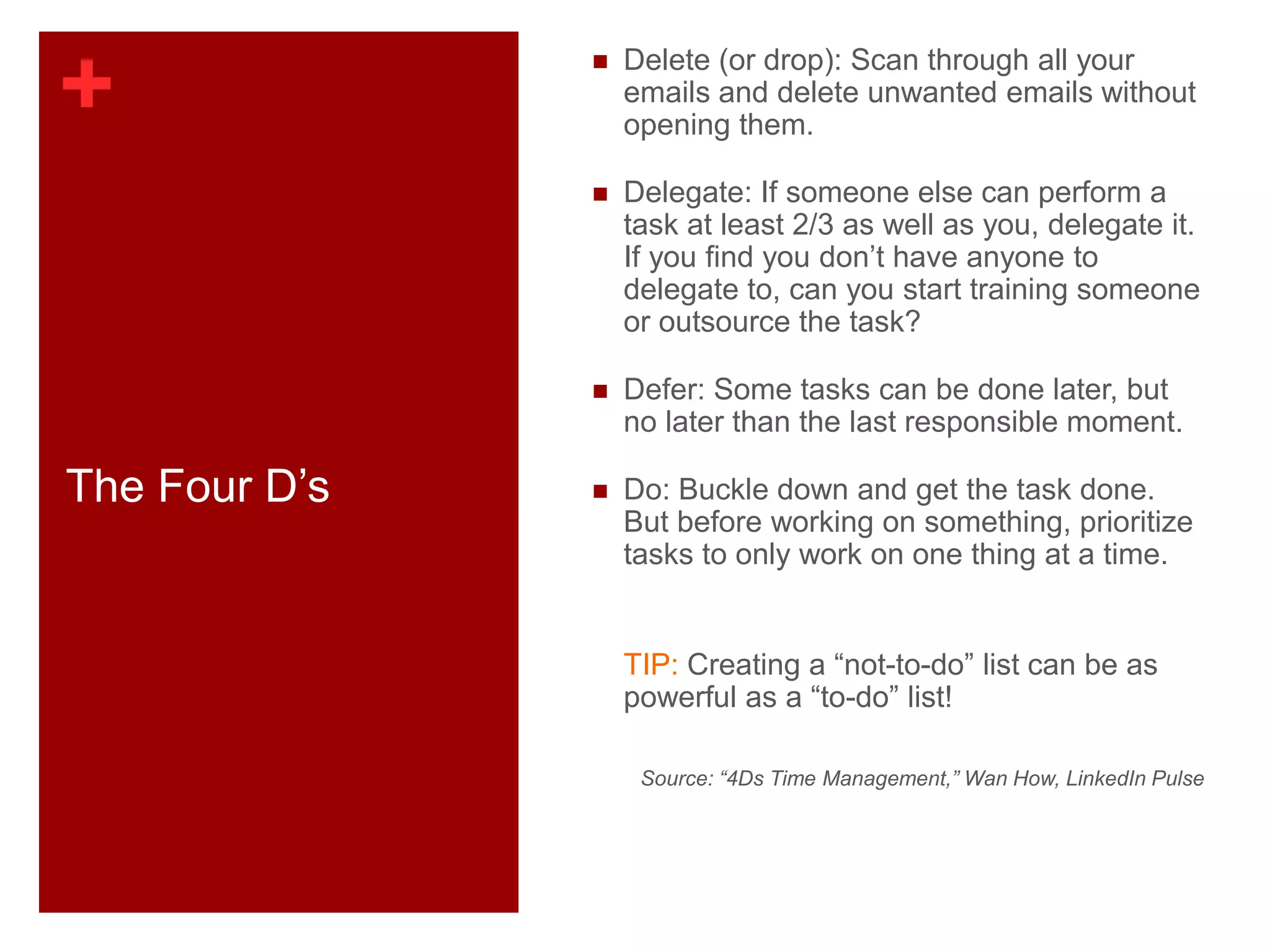 Time Management Training | PPTX