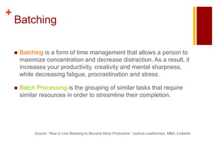 Time Management Training | PPTX