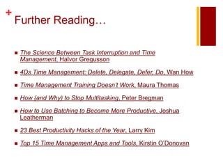 Time Management Training | PPTX