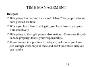 Timemgt | PPT