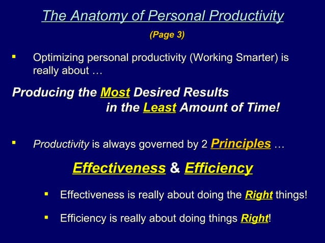 Time Management - Basic Course | PPT