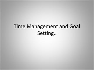 Time Management | PPT