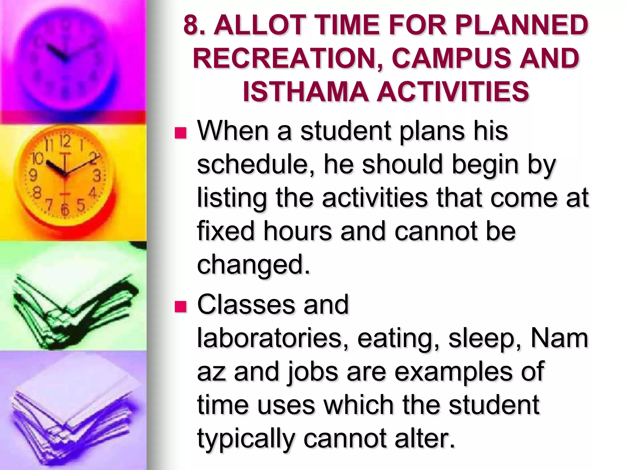 Time management for students | PPTX