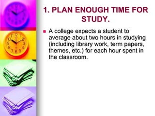 Time management for students | PPT