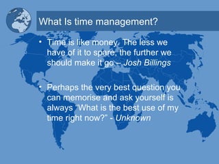 An Introduction to Time Management | PPT