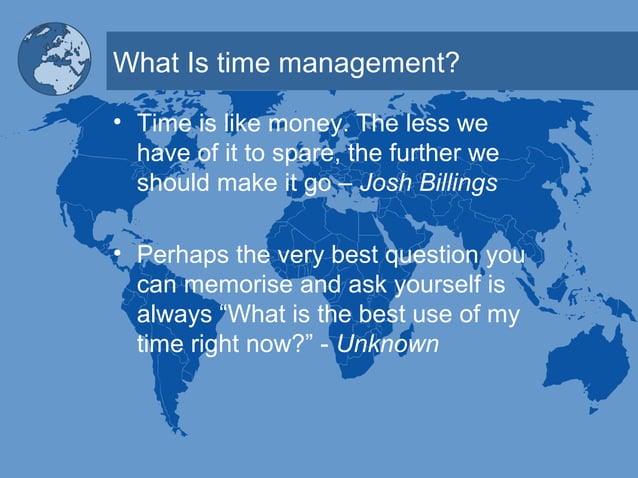 An Introduction to Time Management | PPT