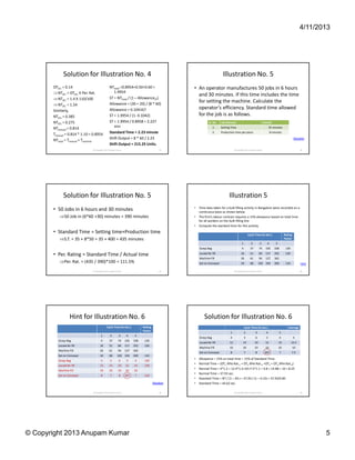 Time & motion study | PDF