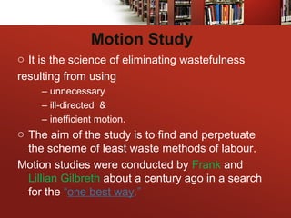 Time & motion study | PPT