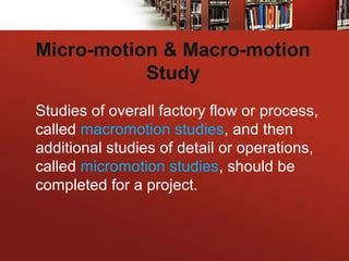 Time & motion study | PPT