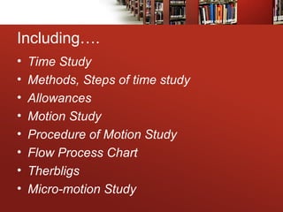 Time & motion study | PPT