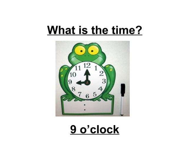 Time o'clock | PPT