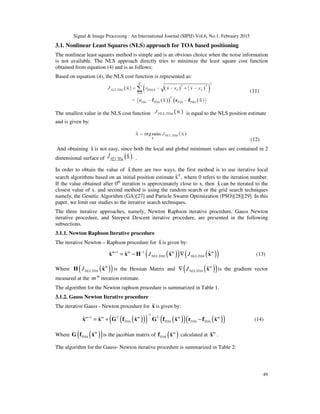 Time of arrival based localization in wireless sensor networks a non linear approach | PDF