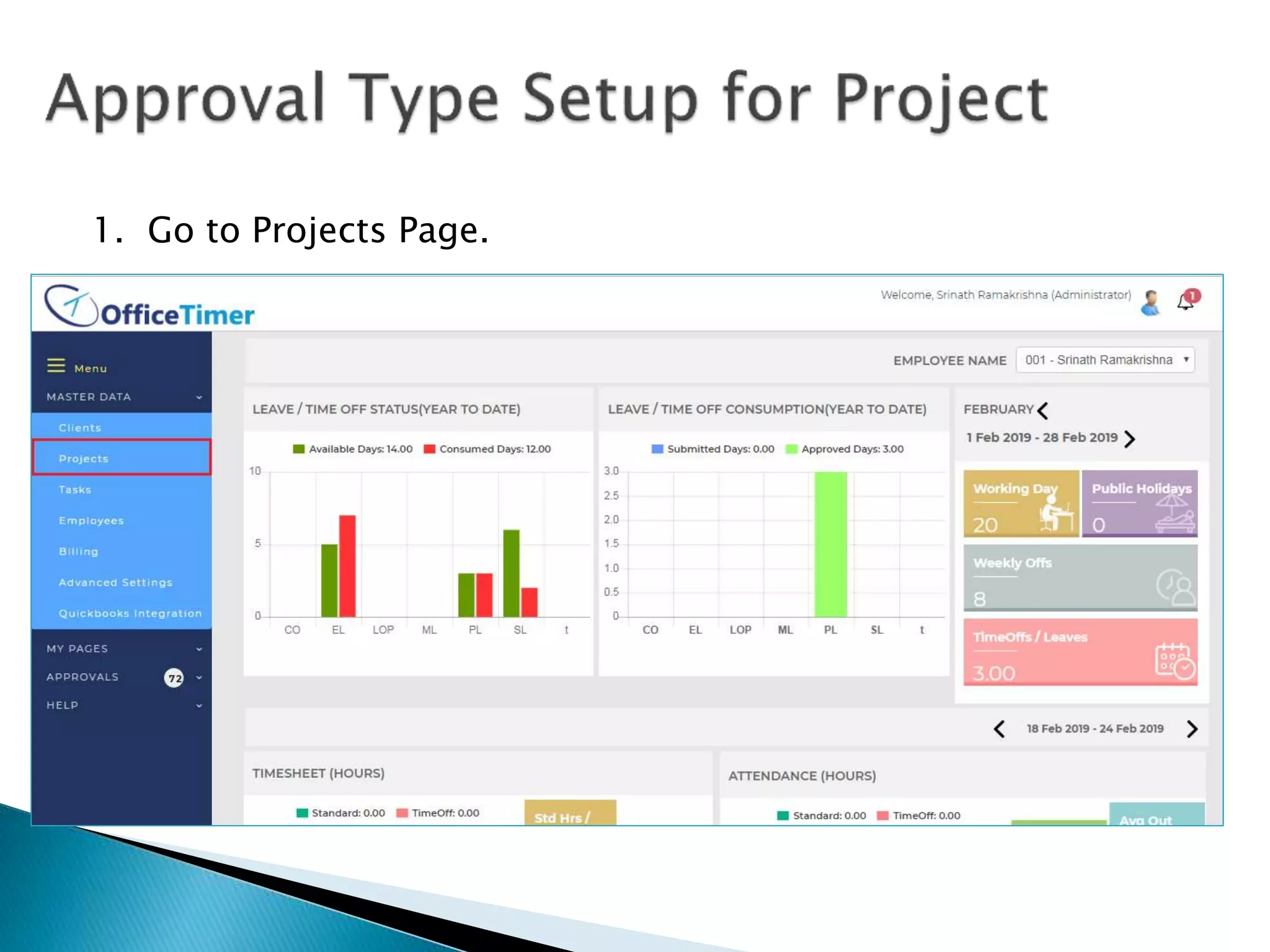 Timesheet Approval Type Setup | PPT