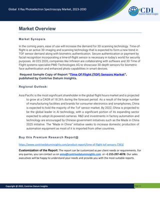 Time Of Flight (TOF) Sensors Market | PDF