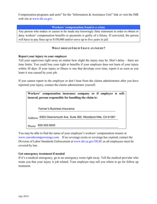 Time of hire pamphlet | PDF
