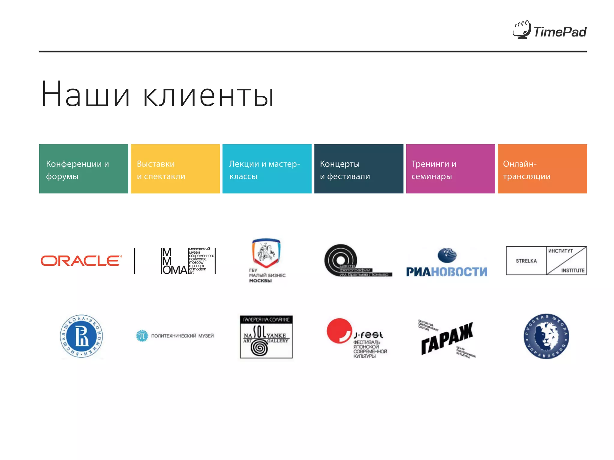 TimePad presentation | PDF