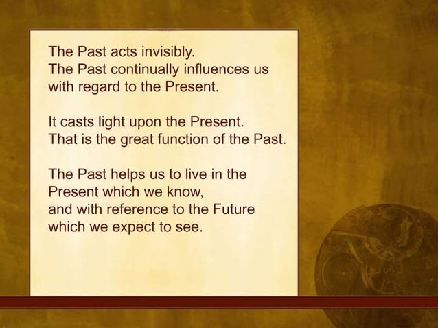 Time: Past Present Future | PPT