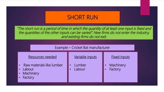 Time period - Short Run & Long Run | PPTX