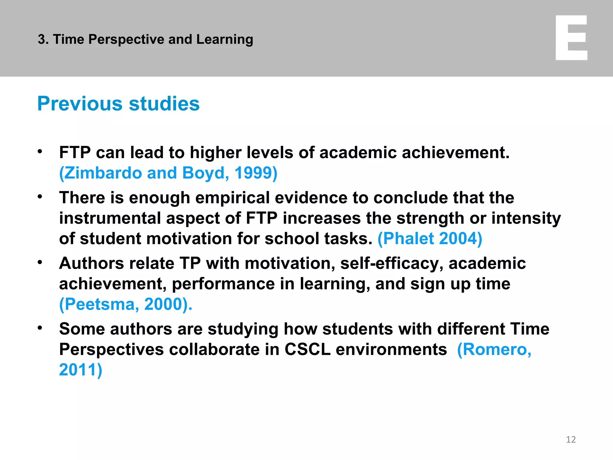 Time Perspective | PPT