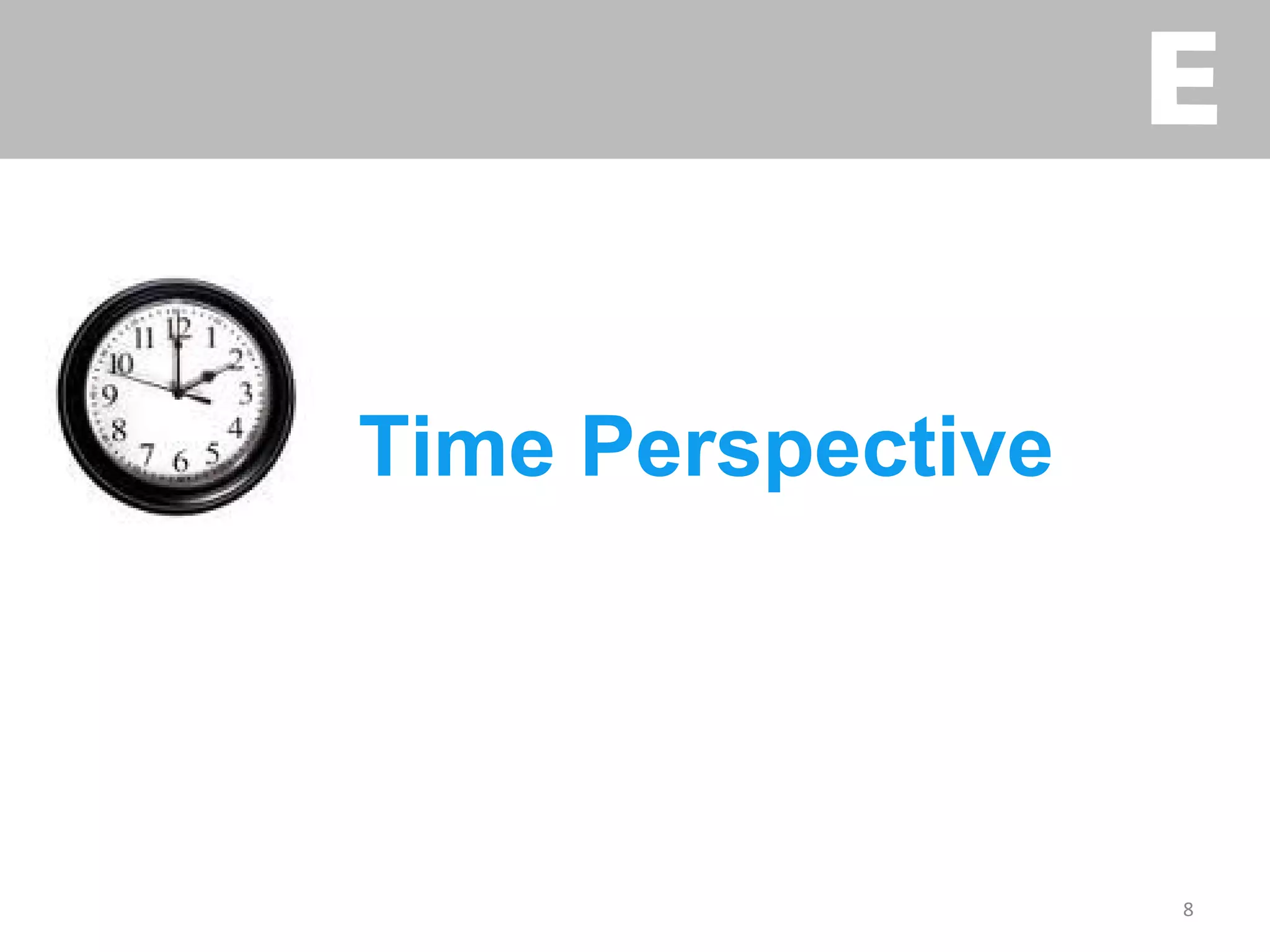 Time Perspective | PPT