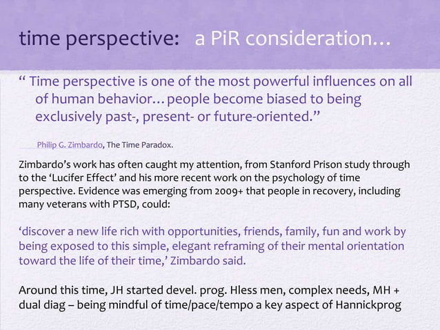 Timeperspectivesmay13 | PPTX | Medical Health