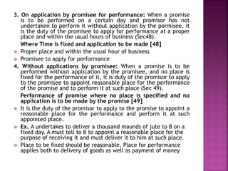 Time place and manner of performance [46–50] | PPTX