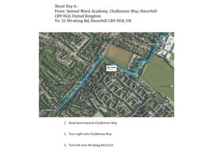 Time Planning for our Final Film | PPT