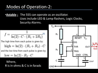 555 Timer Ic | PDF | Consumer Electronics | Technology & Computing